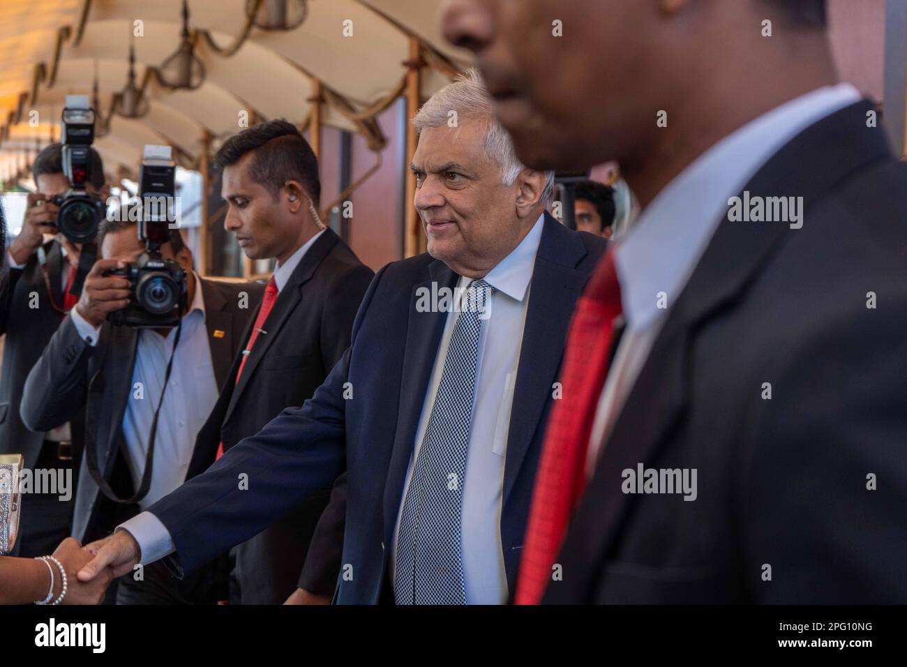 Colombo, Sri Lanka. 19th Mar, 2023. Sri Lankan President Mr. Ranil ...