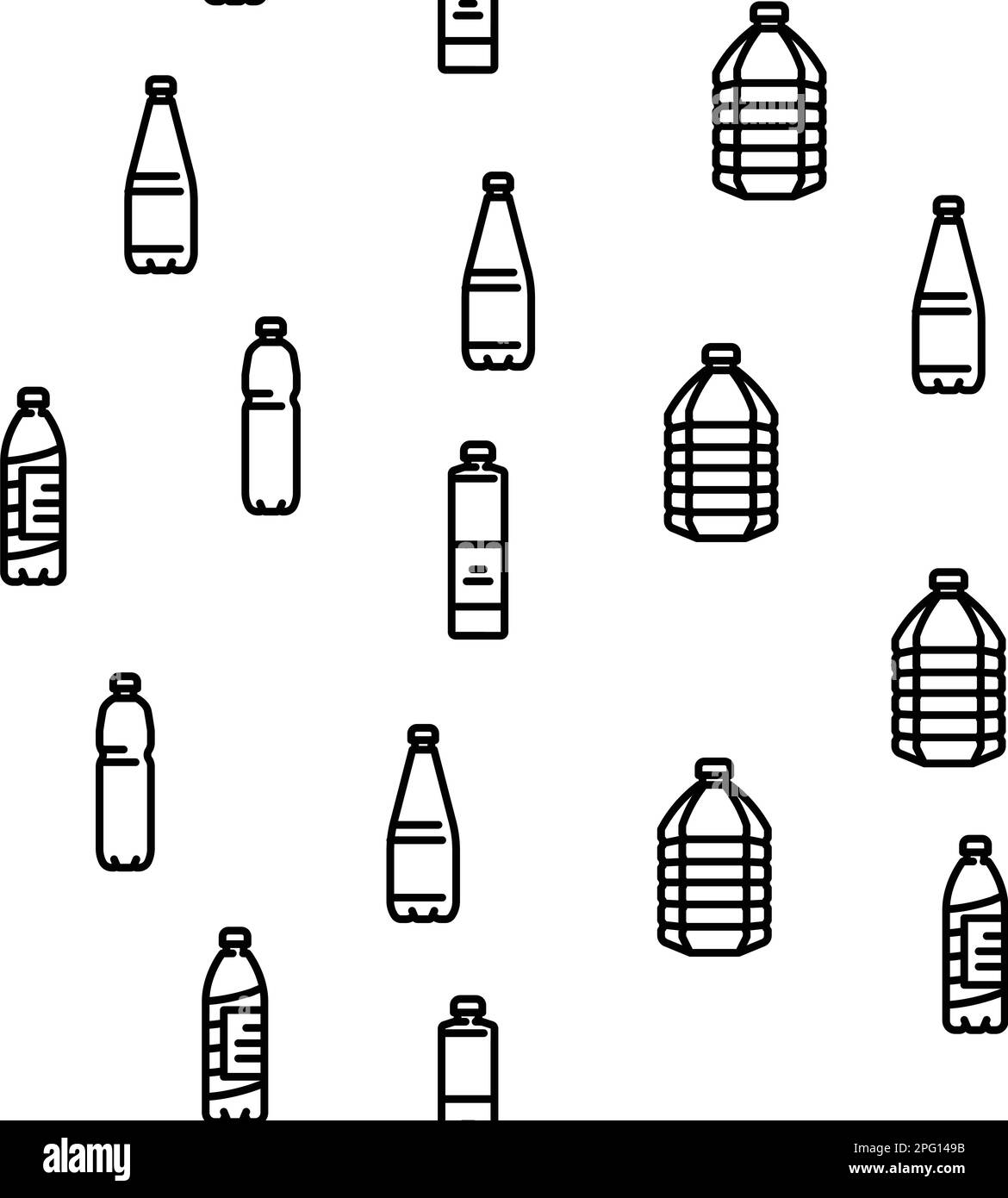 Blue water bottles Black and White Stock Photos & Images - Alamy