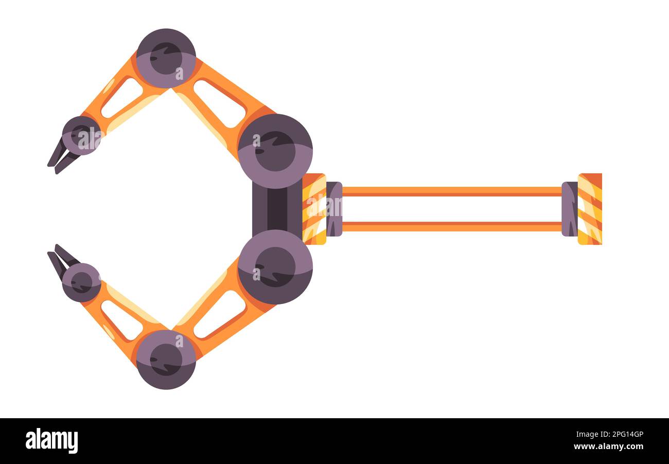 Robot hand robotic claw clamp gear mechanical machinery detailed ...