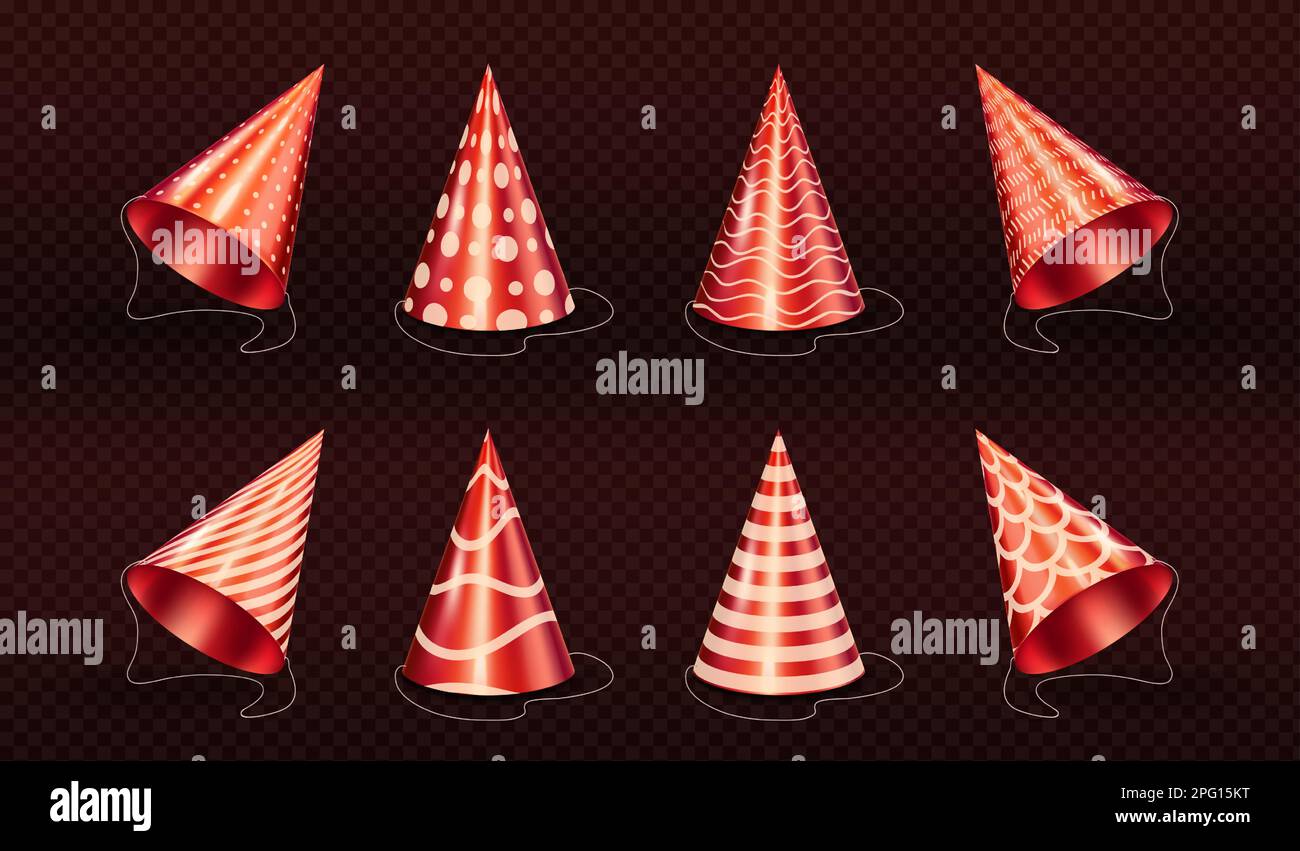 Hats on string Stock Vector Images - Alamy