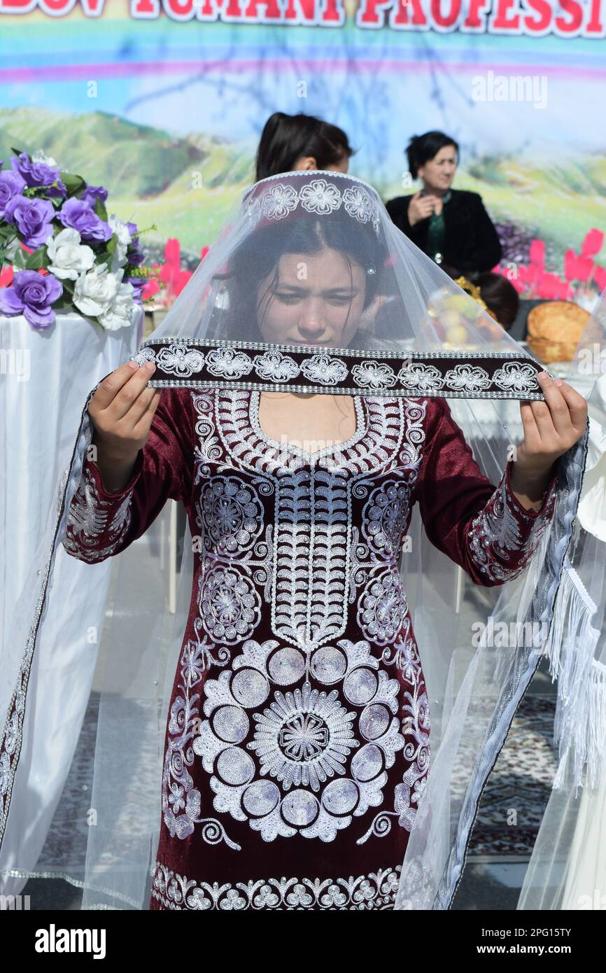 Celebration of the spring Central Asian traditional Nowruz festival in ...