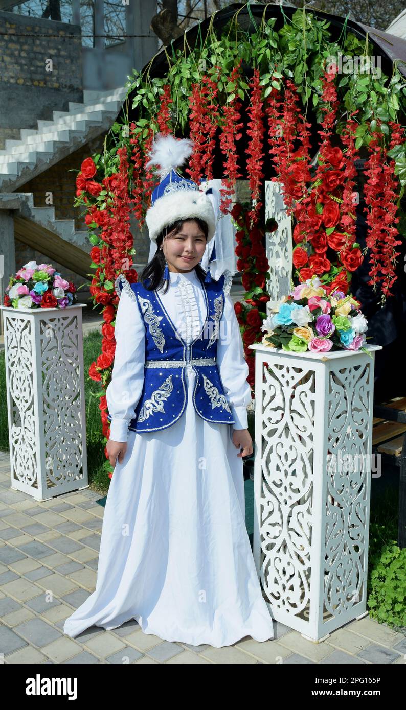 Celebration of the spring Central Asian traditional Nowruz festival in ...