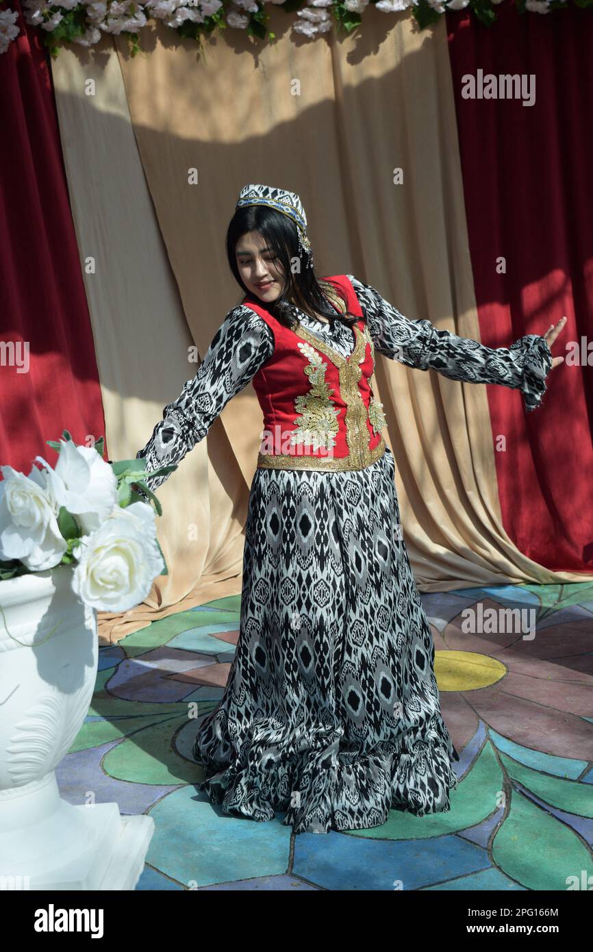 Celebration of the spring Central Asian traditional Nowruz festival in ...