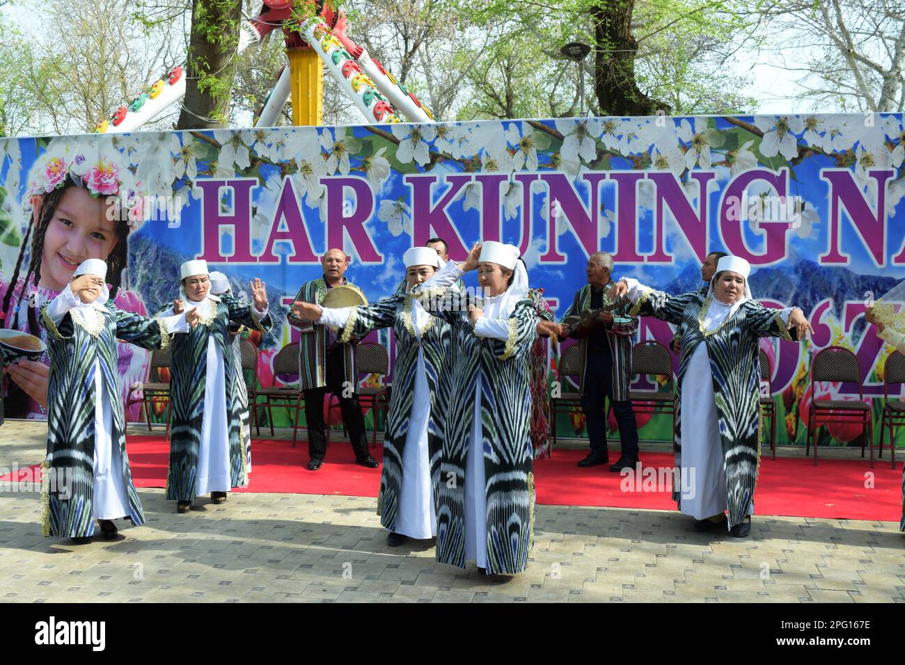 Celebration of the spring Central Asian traditional Navruz festival in ...