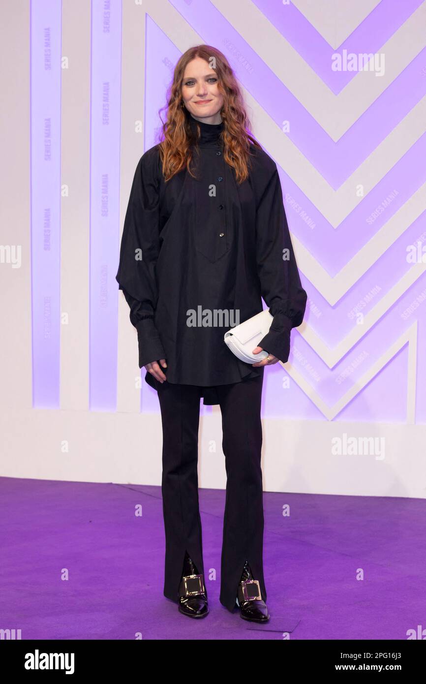 Fleur Geffrier attends the Series Mania Festival day three on March 19 ...