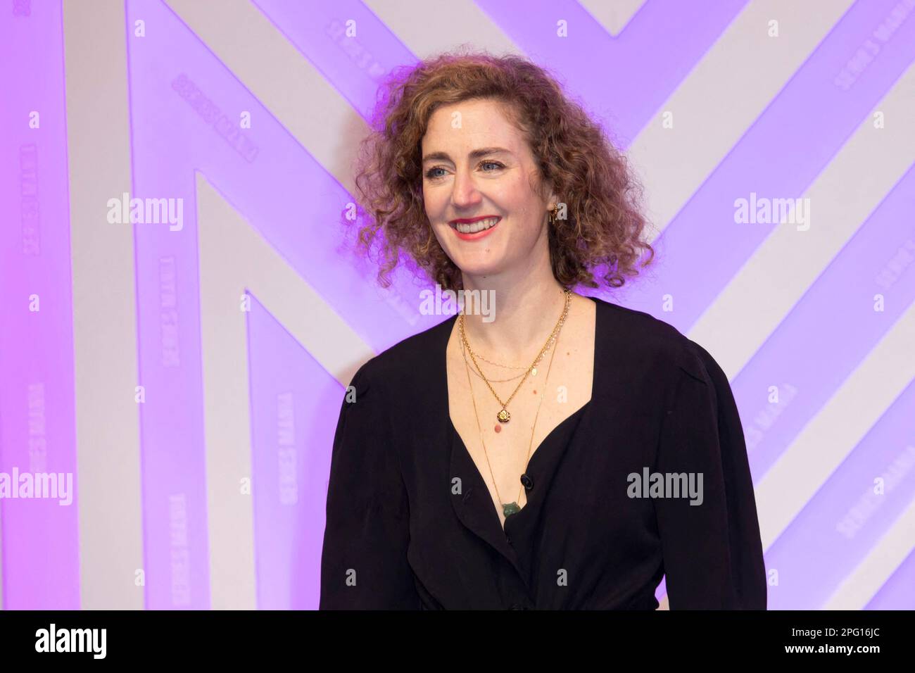 Josephine de Meaux attends the Series Mania Festival day three on March ...