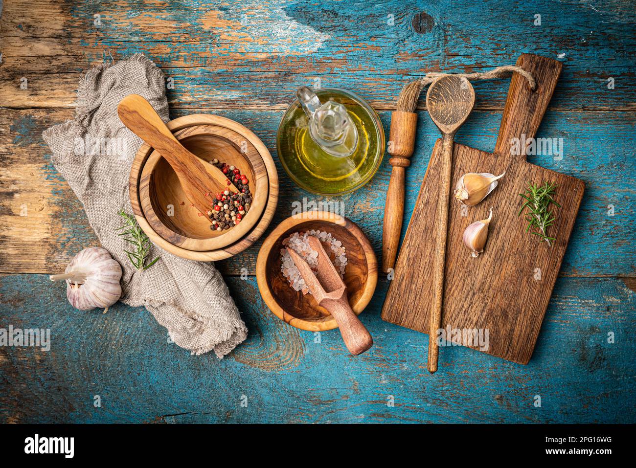 kitchen utensils or cooking tools Stock Photo - Alamy