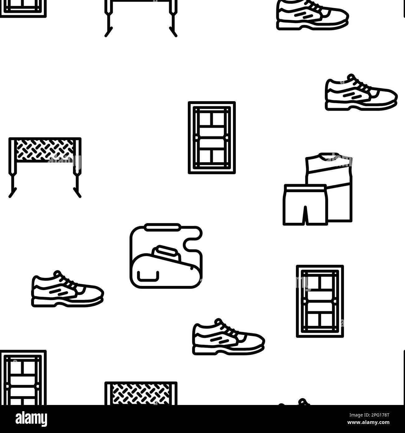 badminton shuttlecock competition vector seamless pattern Stock Vector ...