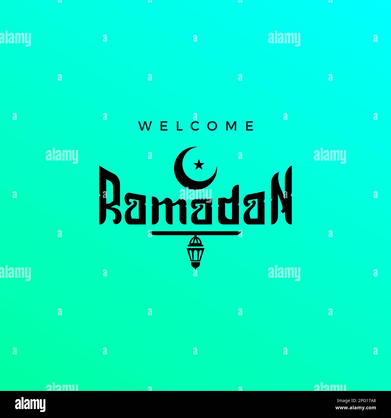Welcome Ramadan. Muslim Holy Month. Islamic Vector Stock Vector Image ...