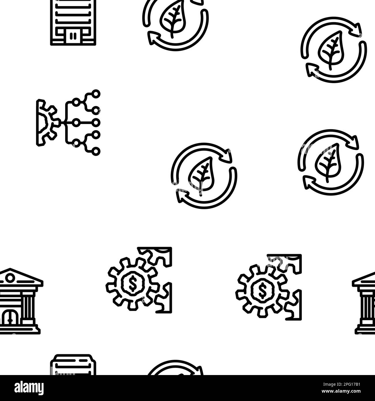 Environmental Social Governance Vector Seamless Pattern Stock Vector Image And Art Alamy