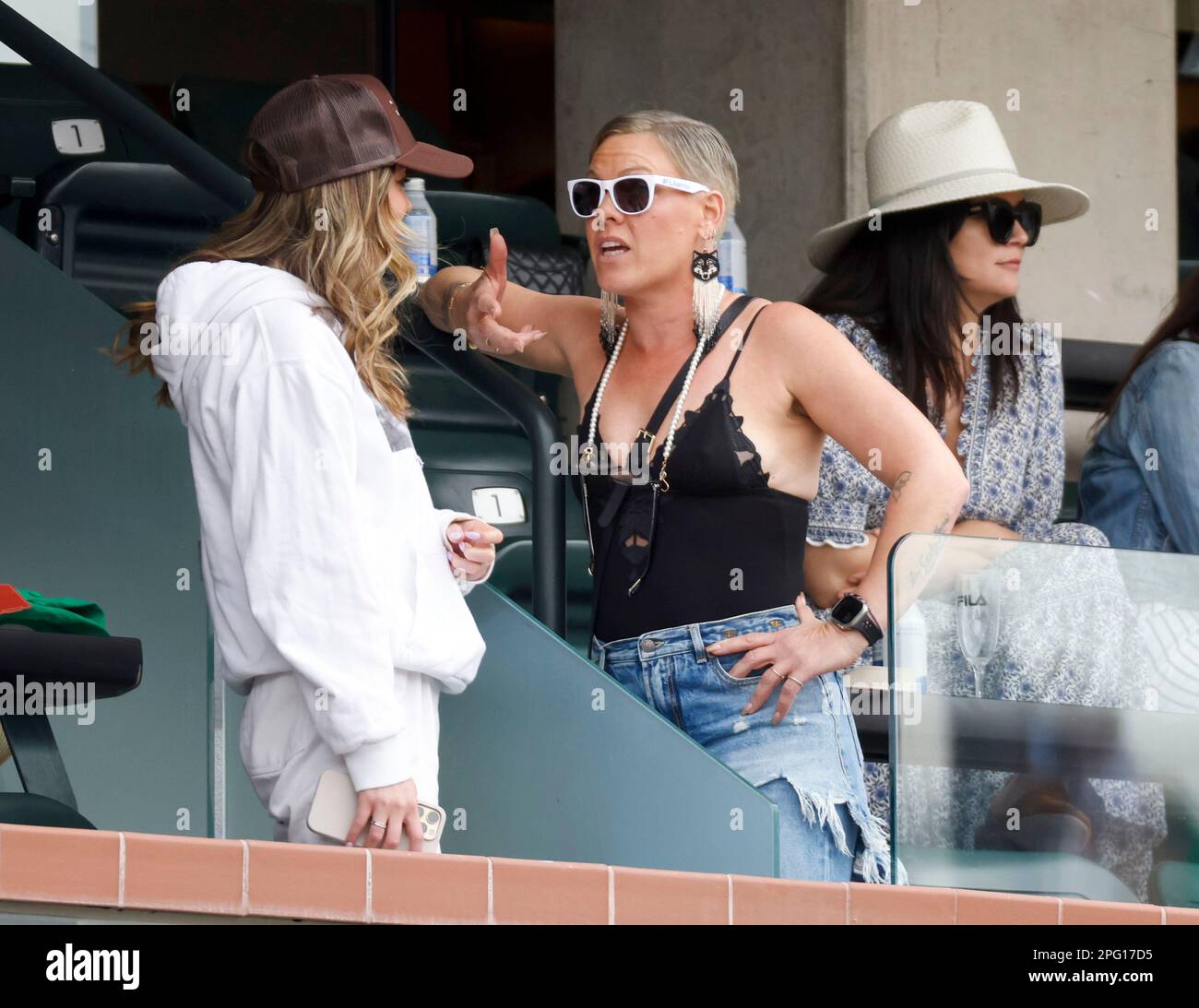 Indian Wells, California, USA. March 19, 2023 Musician 'Pink' in ...