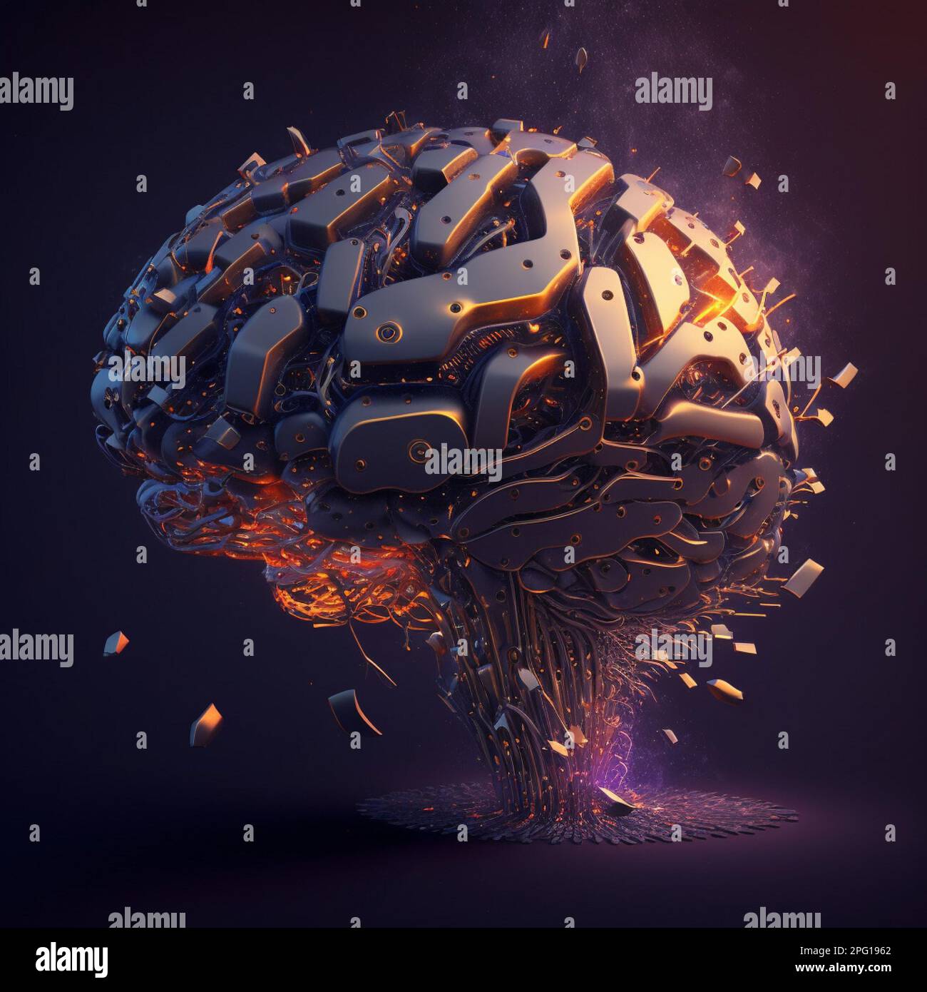 Robotic brain control hi-res stock photography and images - Alamy