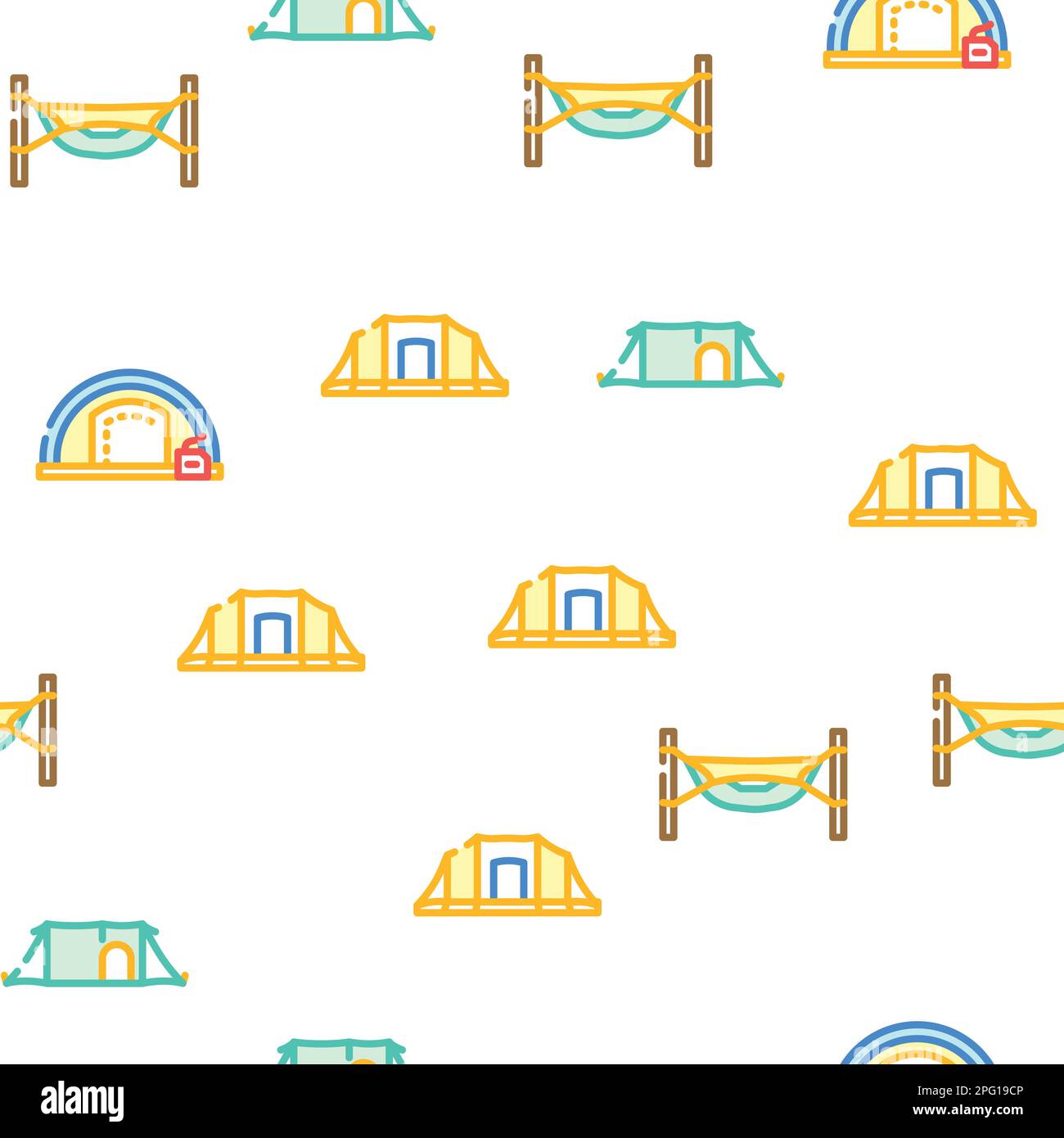 Dome tent camping pattern hi-res stock photography and images - Alamy