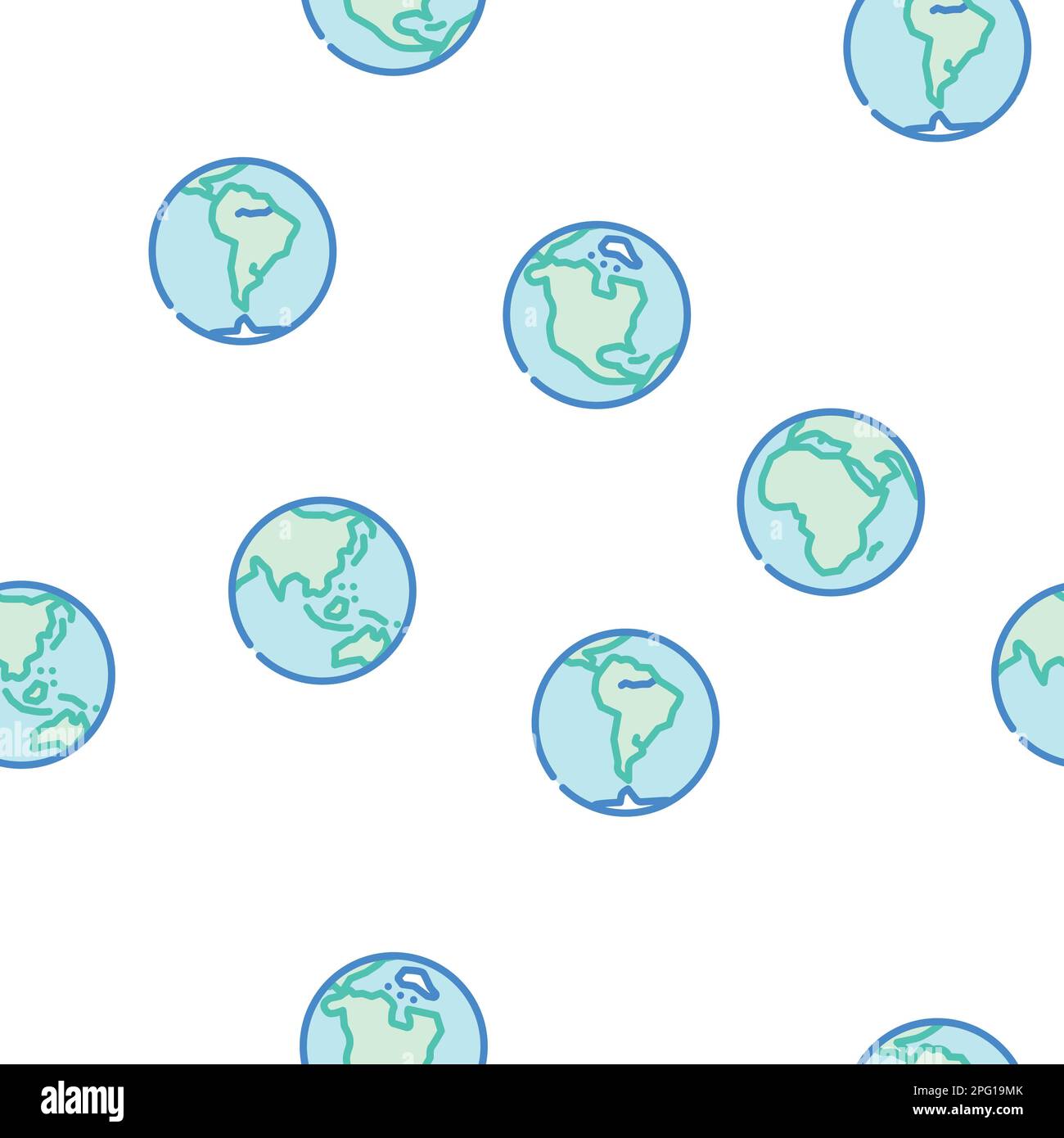 earth world globe planet vector seamless pattern Stock Vector Image ...