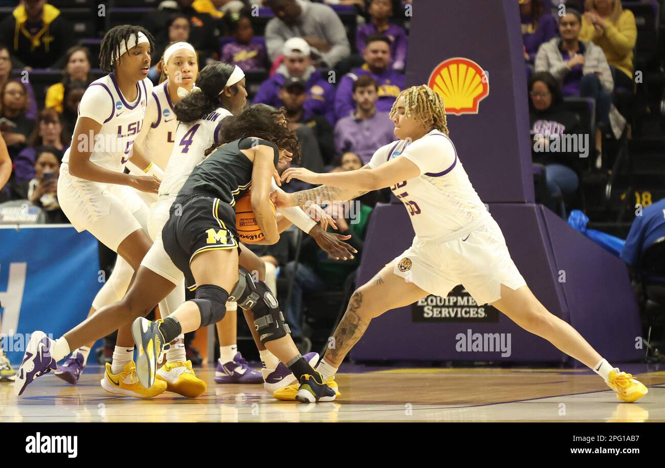 Baton Rouge, USA. 19th Mar, 2023. LSU Tigers guard Kateri Poole (55 ...