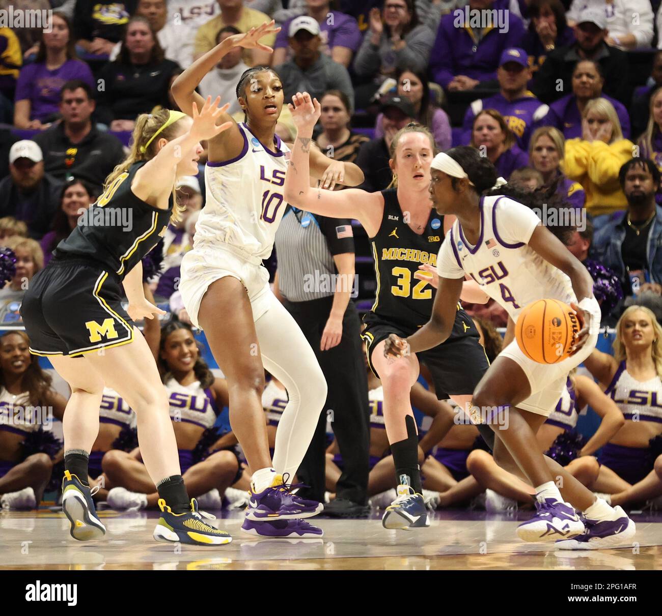 Baton Rouge, USA. 19th Mar, 2023. LSU Tigers guard Flau'jae Johnson (4 ...