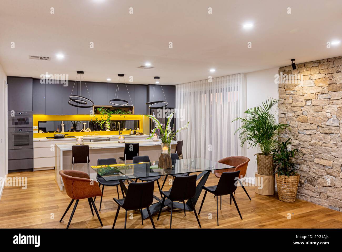 architecture and interior ideas on livign spaces Stock Photo - Alamy
