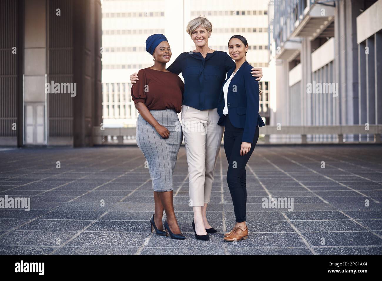 Our team is our source of strength. Portrait of a group of ...