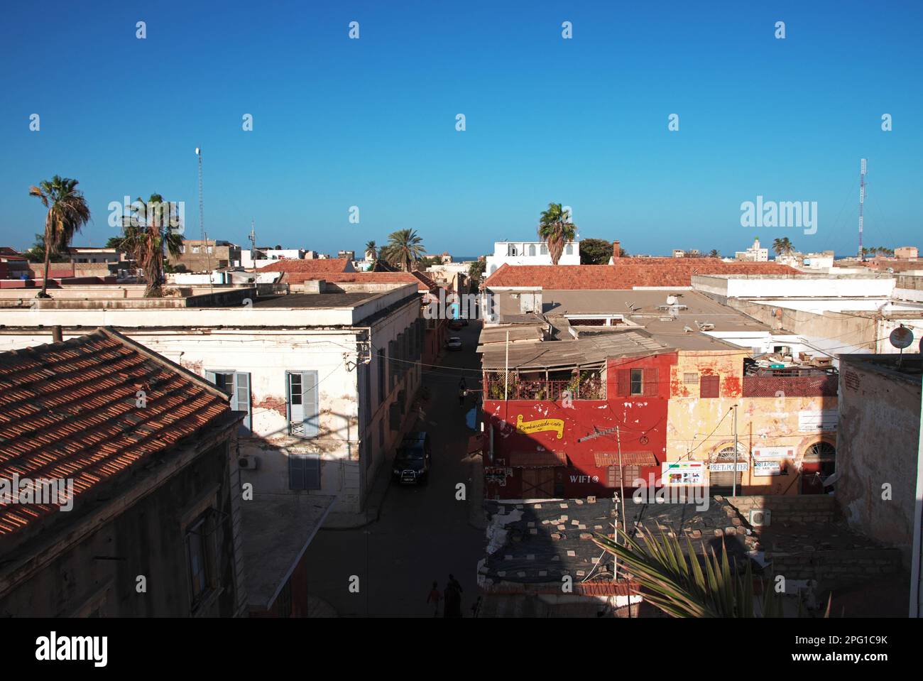 The panoramic view of Saint-Louis, Senegal, West Africa Stock Photo - Alamy