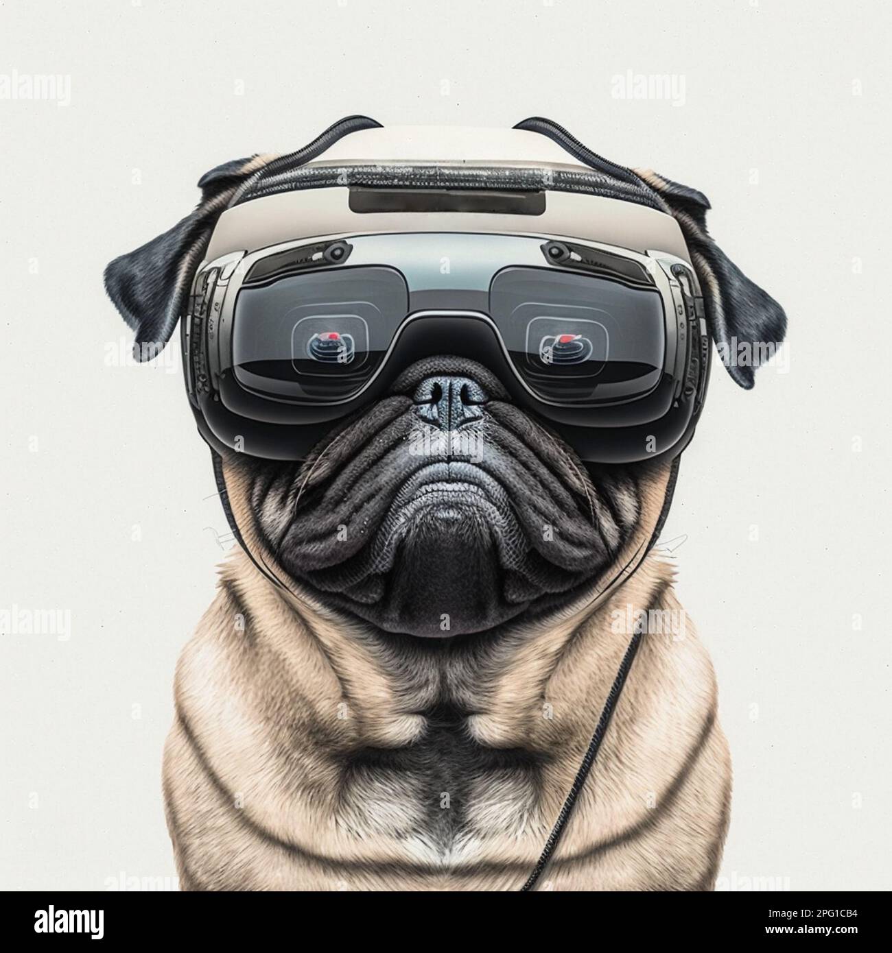 Dog wearing headset hi-res stock photography and images - Alamy