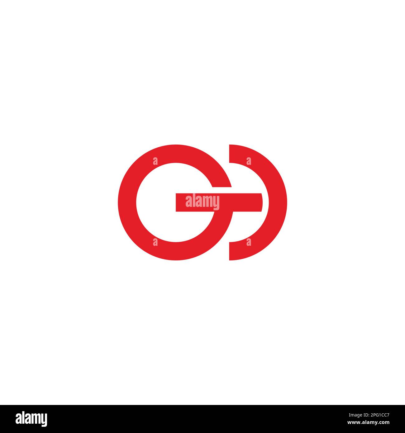 letter gd power button logo vector Stock Vector Image & Art - Alamy