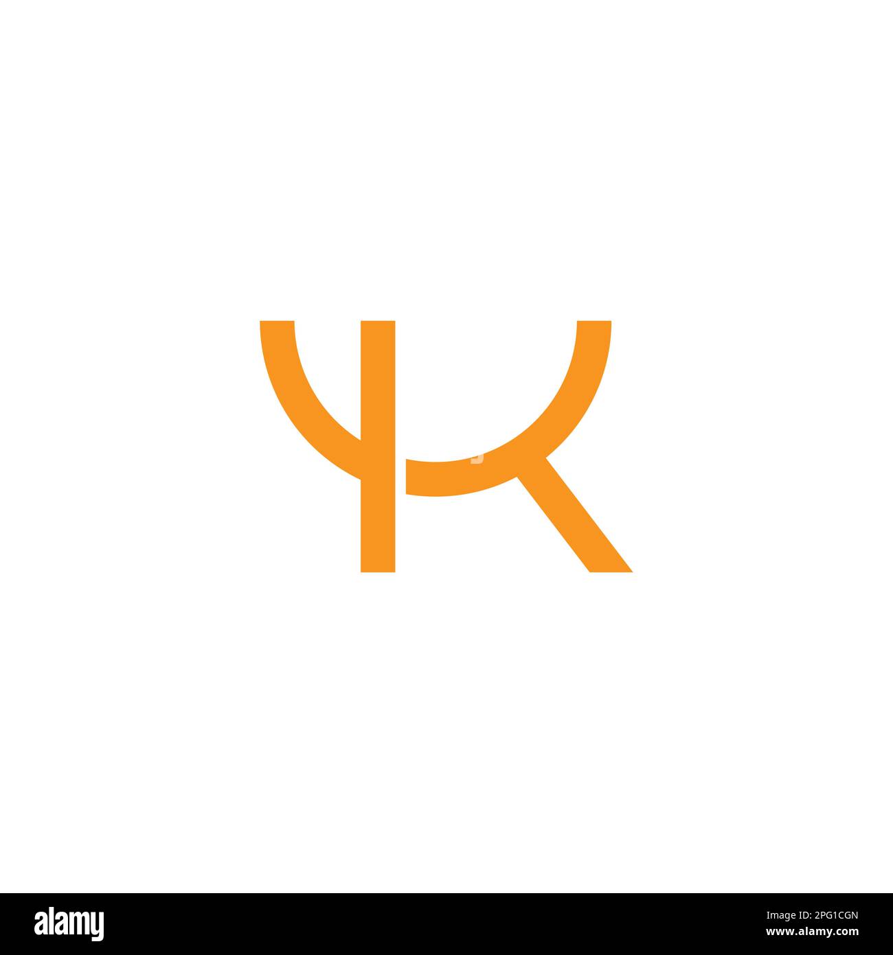 letter ky smile happy logo vector Stock Vector Image & Art - Alamy