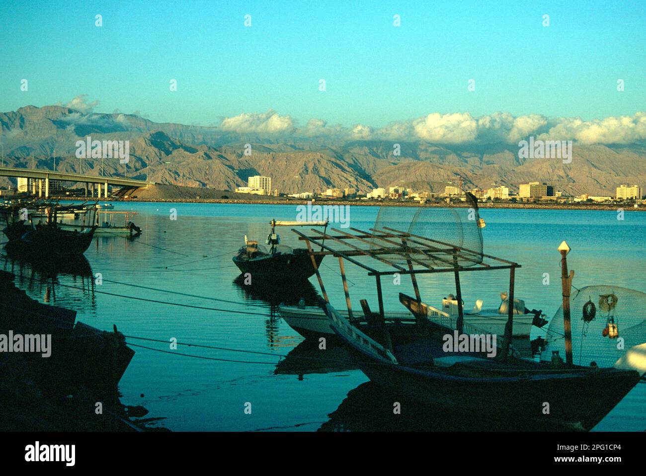 Ras al Khaimah bridge over the creek, 2007 UAE Stock Photo - Alamy