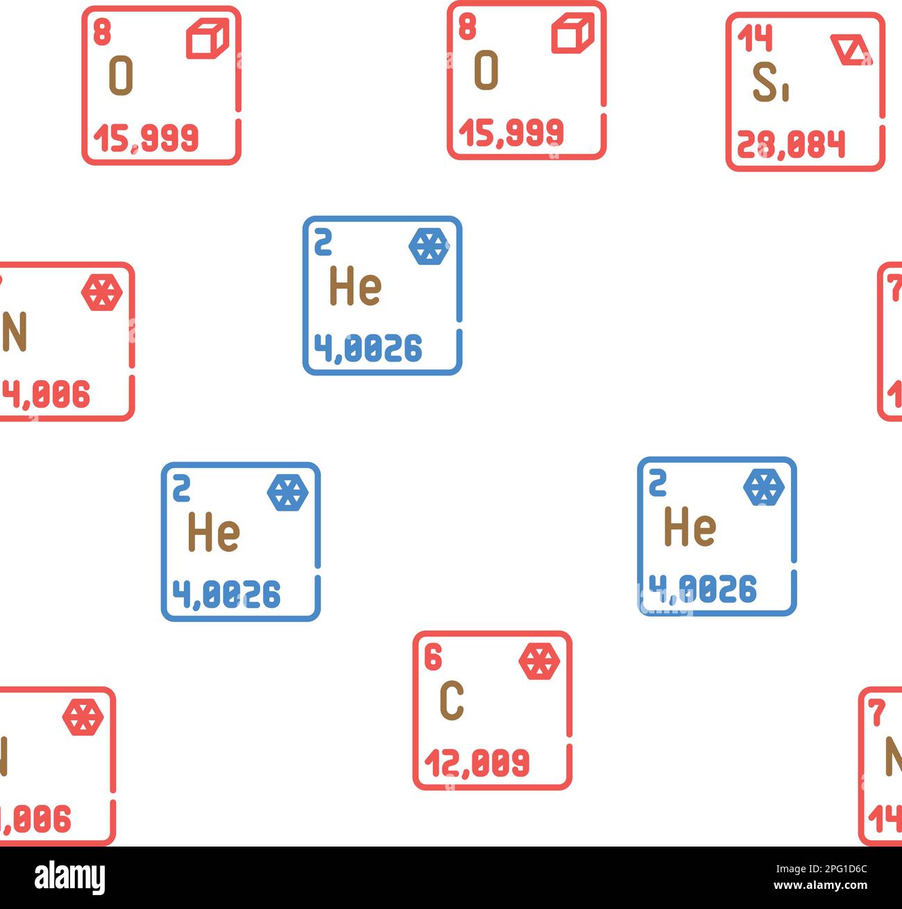 chemistry science chemical vector seamless pattern Stock Vector Image ...