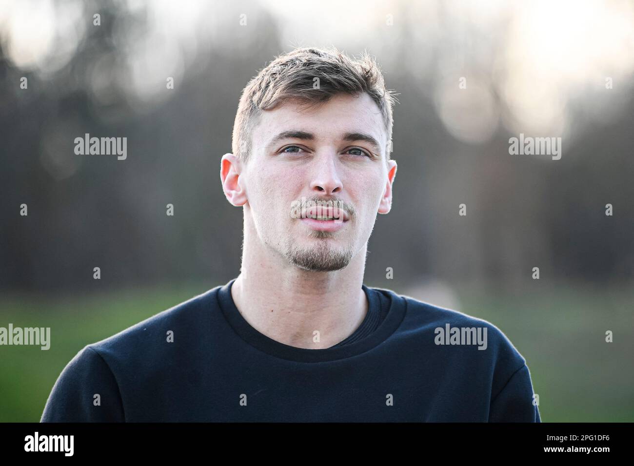 Maxime Grousset during a new swimming competition, the Giant Open on ...