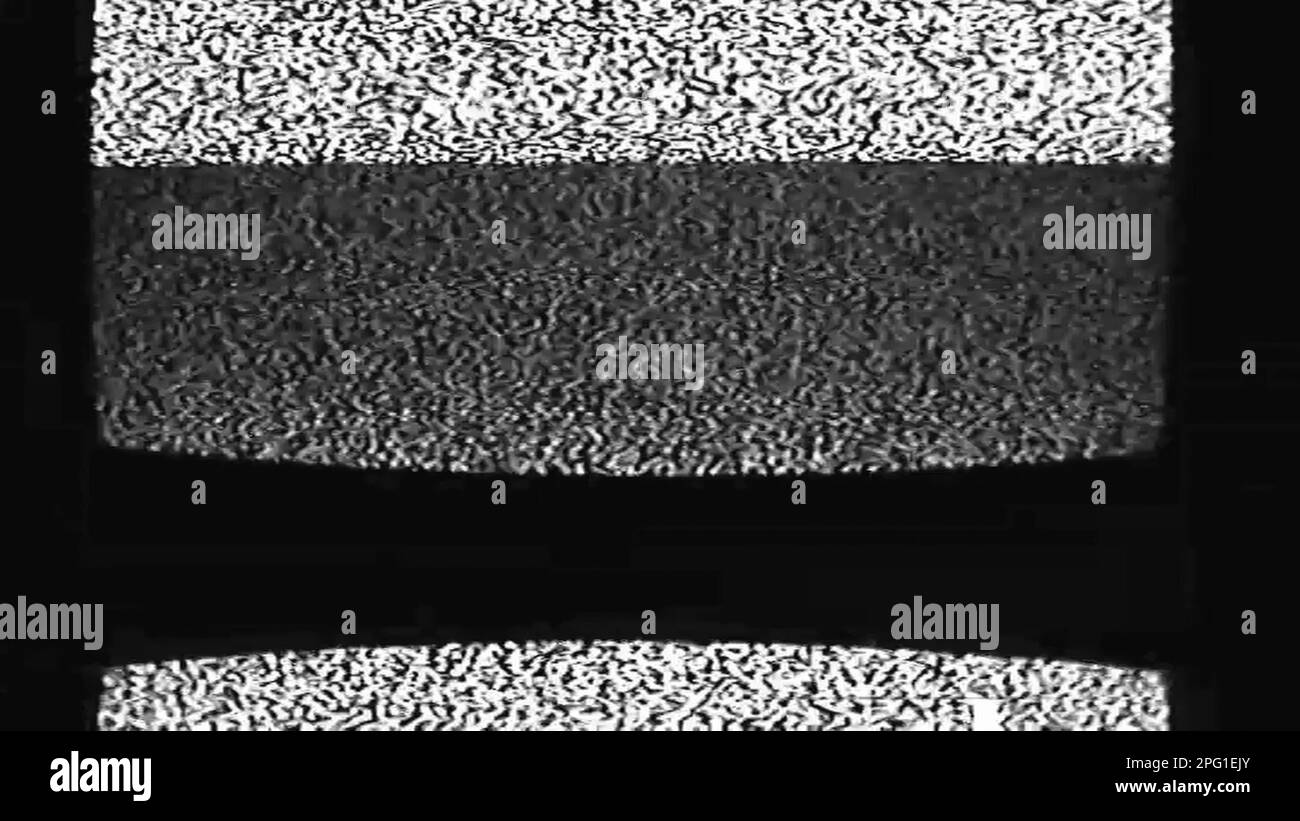Analog tv screen glitch static noise grain crt Stock Photo - Alamy