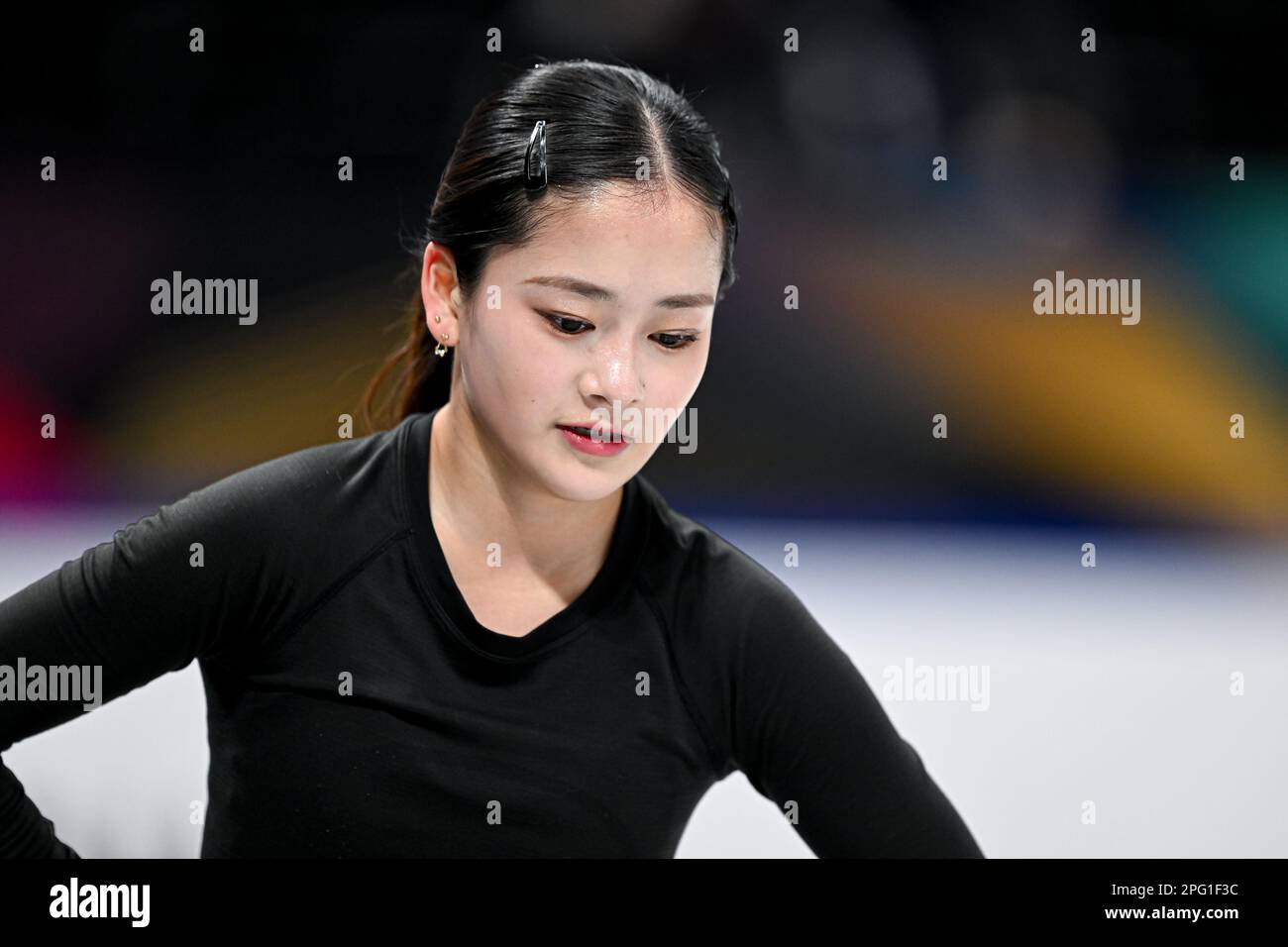 Saitama, Japan. 20th Mar, 2023. Rinka WATANABE (JPN), during Women Practice, at the ISU World ...