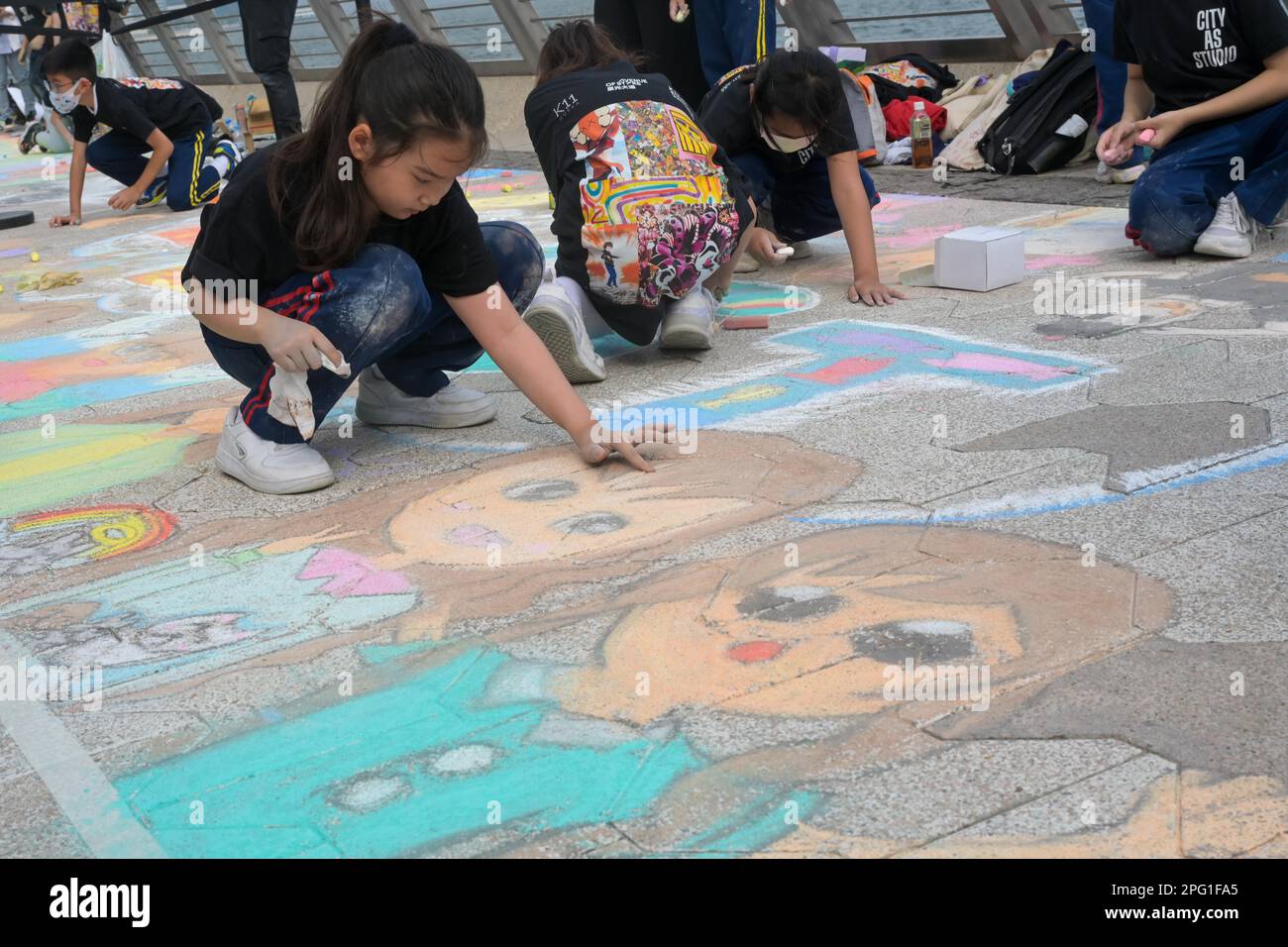 **CHINESE MAINLAND, HONG KONG, MACAU AND TAIWAN OUT** A 60-meter long ...