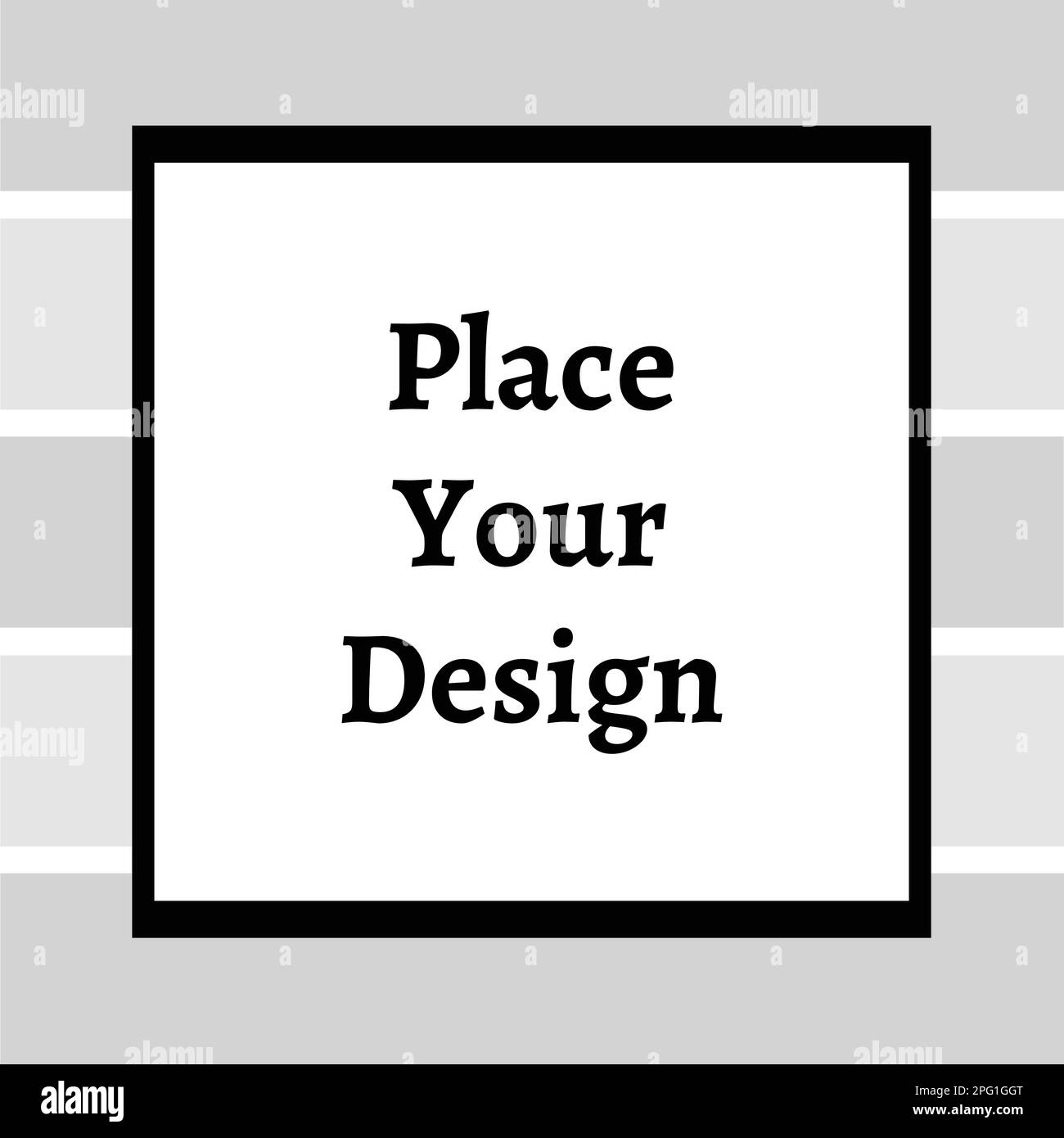 Mock up photo canvas Black and White Stock Photos & Images - Alamy