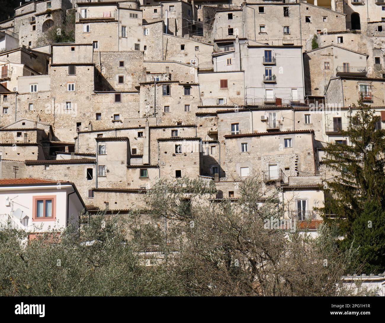 Pesche - Isernia - Molise - Ancient stone houses of a characteristic ...