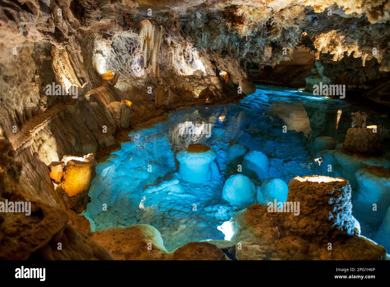 Gruta de las Maravillas or Aracena caves in Aracena, Huelva. Andalusia ...