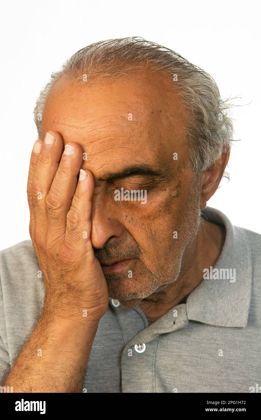 Old man suffering Stock Photo - Alamy Old man suffering Stock Photo - Alamy