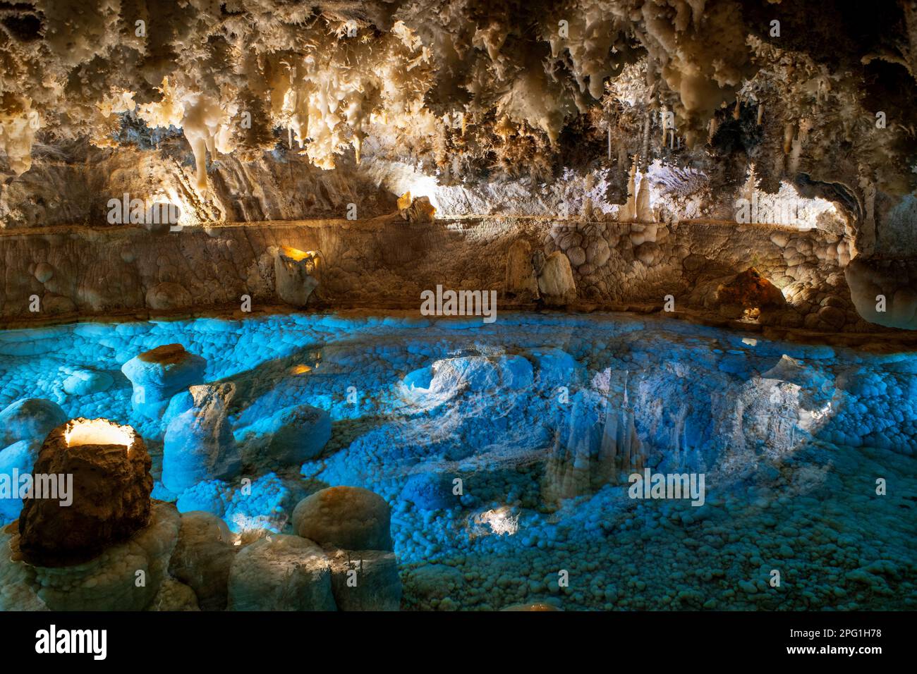 Gruta de las Maravillas or Aracena caves in Aracena, Huelva. Andalusia ...