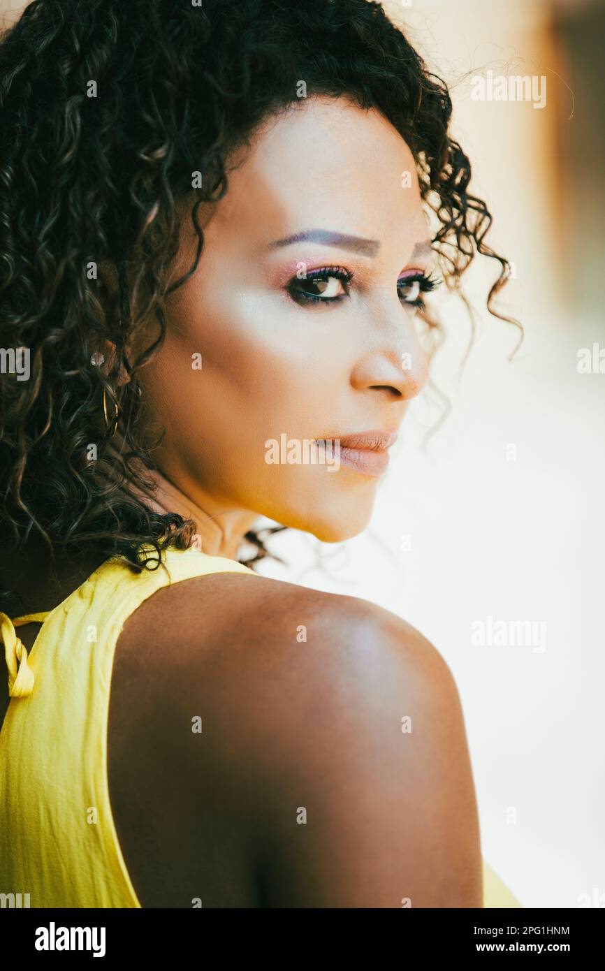 Beautiful over 50 woman hi-res stock photography and images - Alamy