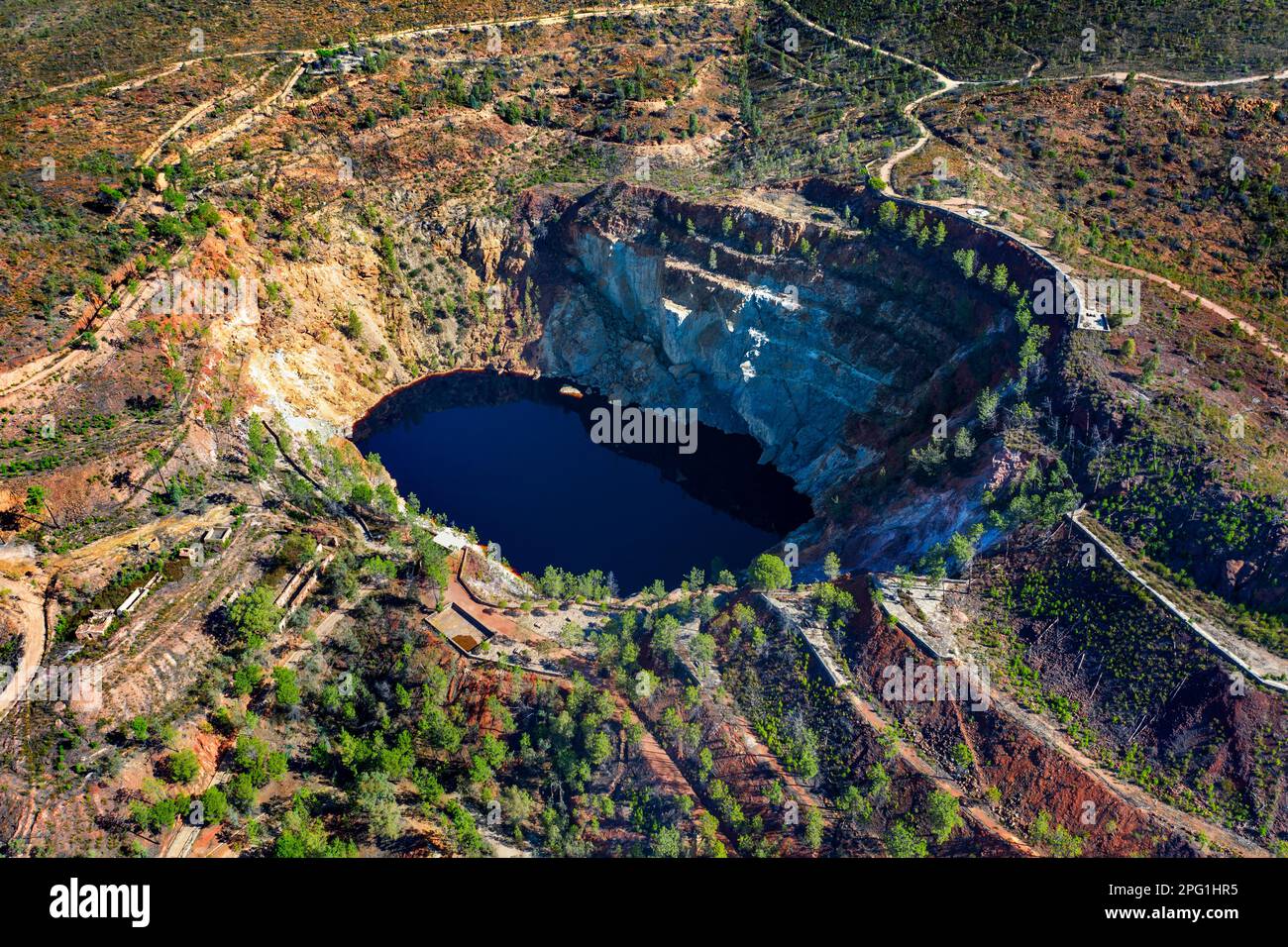 Rio tinto aerial mine hi-res stock photography and images - Alamy