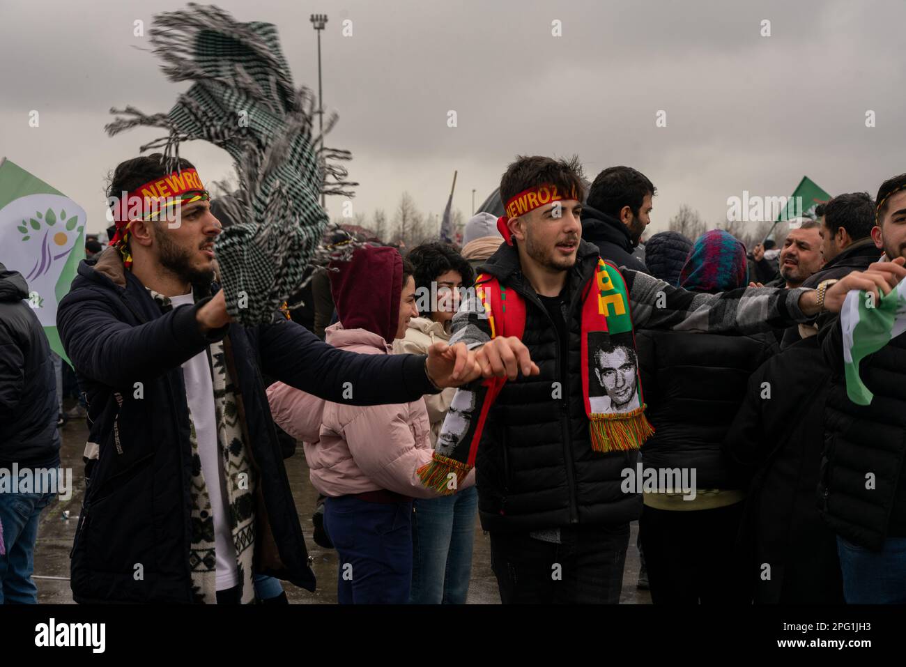 Istanbul, Turkey. 19th Jan 2022. The pro-Kurdish political party People ...