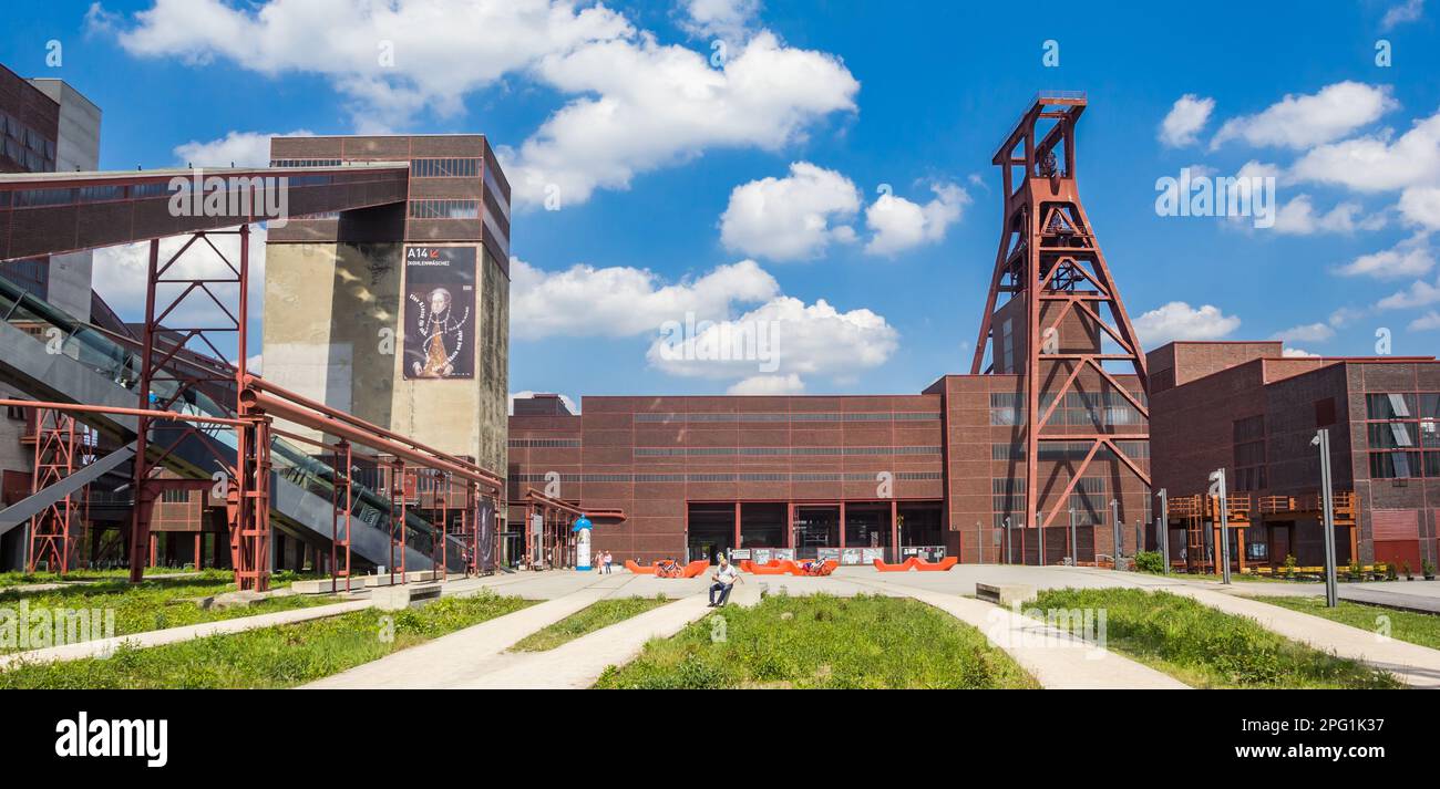 Panorama of the Zollverein Coal Mine Industrial Complex in Essen ...