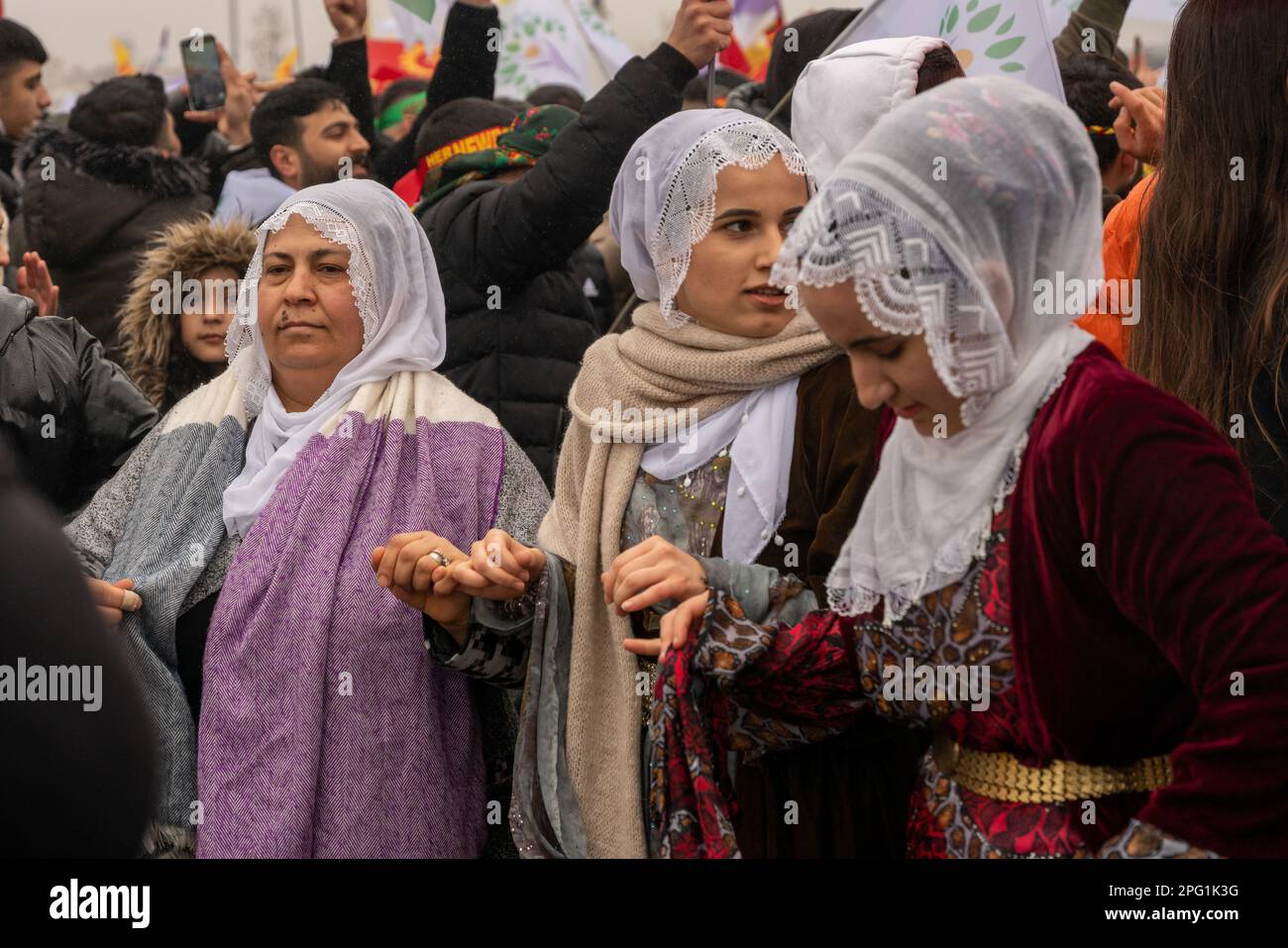 Istanbul, Turkey. 19th Jan 2022. The pro-Kurdish political party People ...