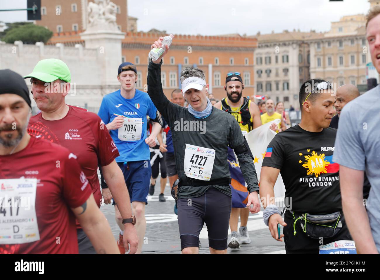 Rome, Italy. 19th Mar, 2023. The marathon go all around the city ...
