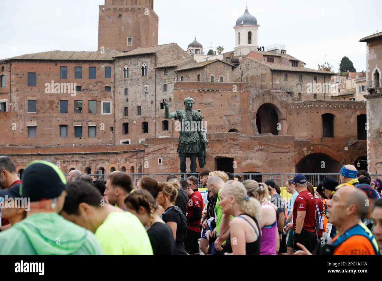 Rome, Italy. 19th Mar, 2023. The marathon go all around the city ...
