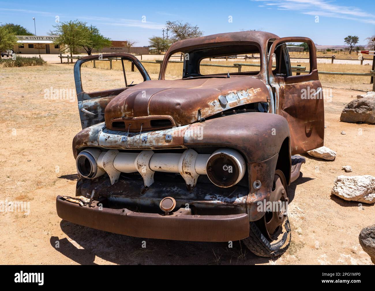 Old cars at the Solitaire desert resort, Southern Namibia,2023 Stock ...