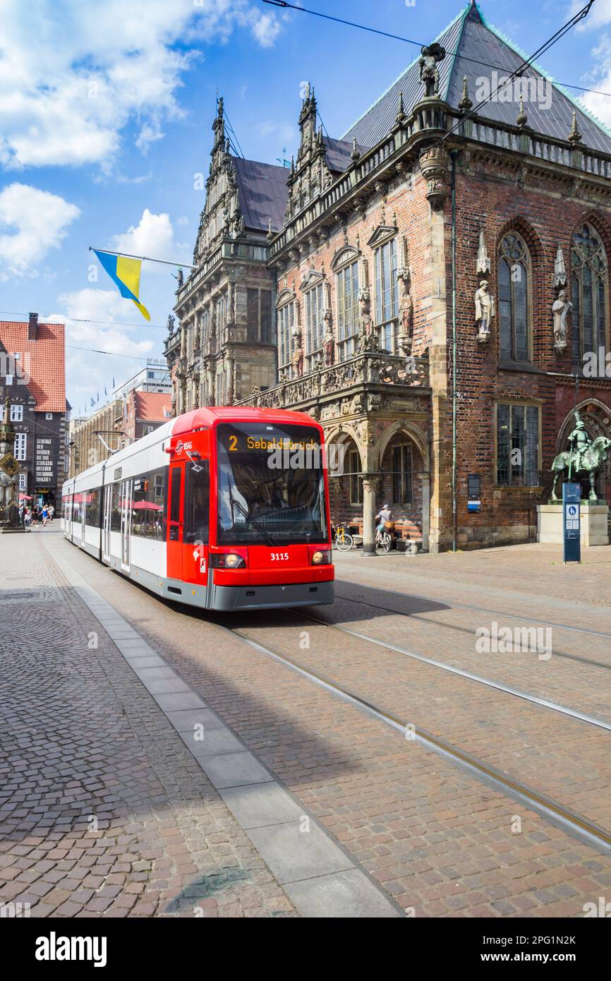 Tram city bremen bremen germany hi-res stock photography and images - Alamy