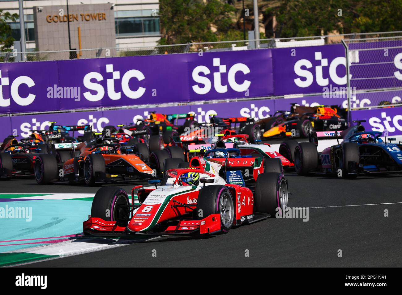 08 BEARMAN Oliver (gbr), Prema Racing, Dallara F2, action during the ...