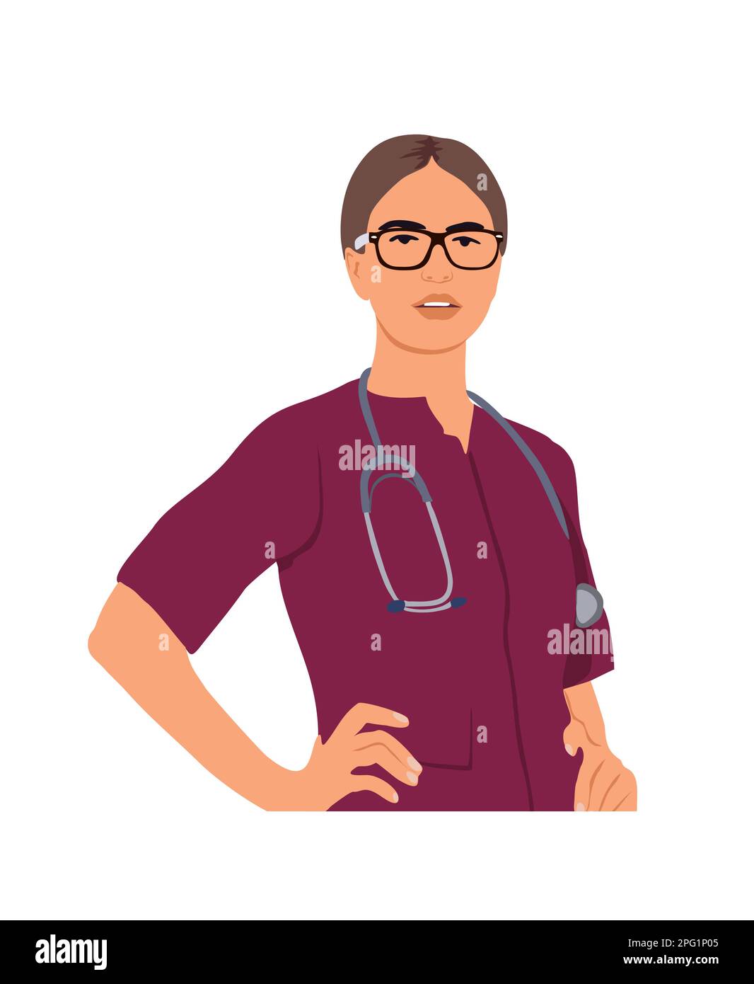 Clinician portrait Stock Vector Images - Alamy