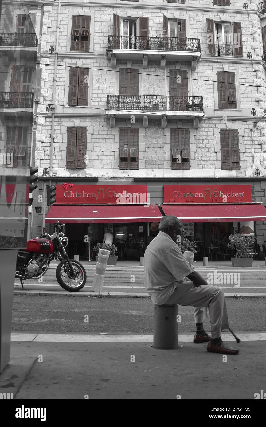 old man chillin Stock Photo - Alamy