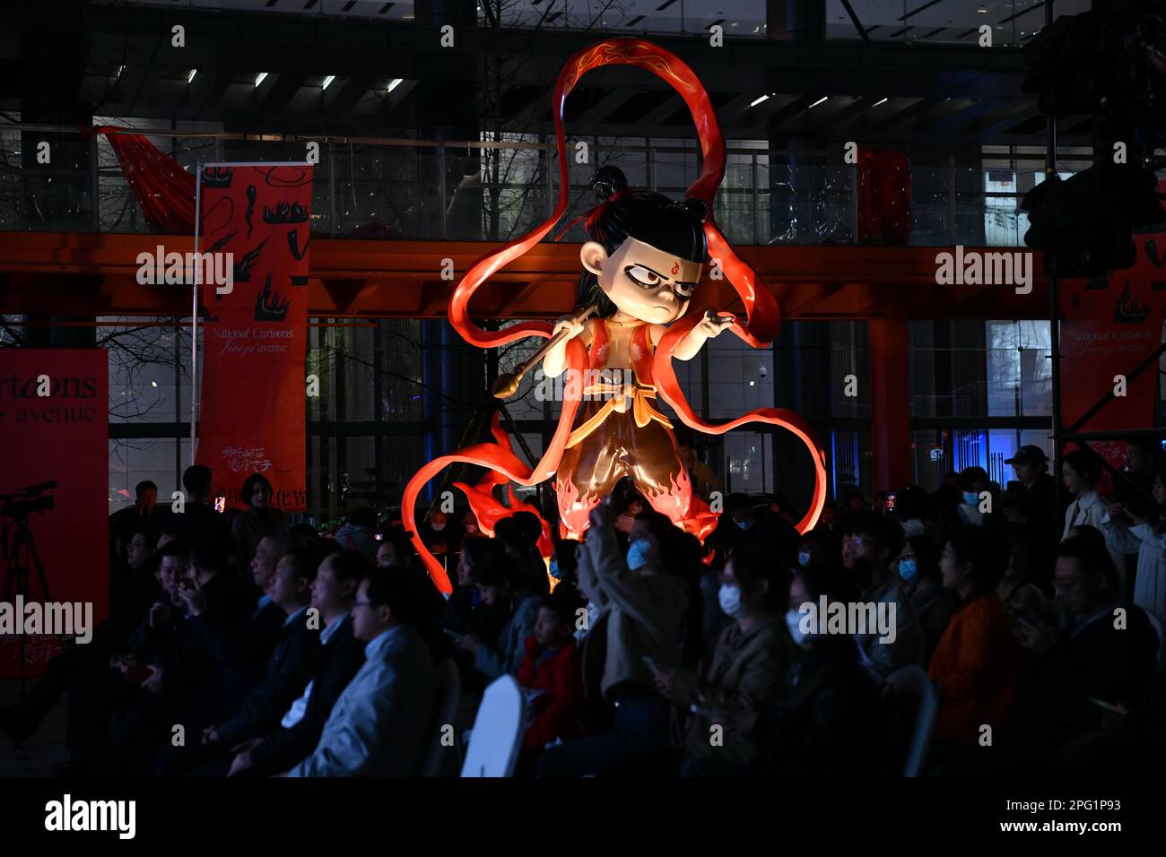 **CHINESE MAINLAND, HONG KONG, MACAU AND TAIWAN OUT** A 6-meter high ...